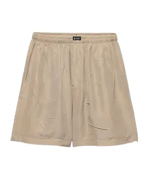 Prada Silk Bermudas - Limestone