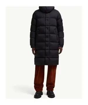 Moncler Hanoverian Hooded Long Down Jacket