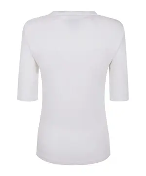 THOM KROM V-panel Short Sleeve Top
