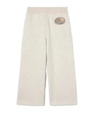 Burberry Check Knight Stamp Cotton Jogging Pants