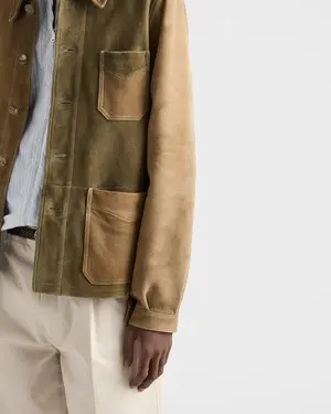 Prada Suede Blouson Jacket