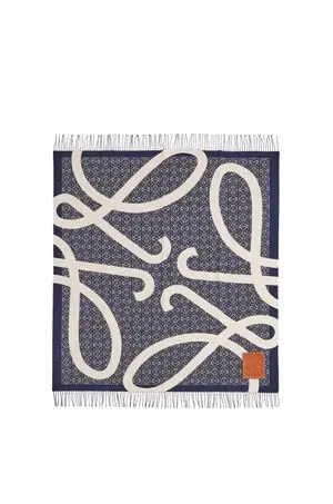 Loewe Anagram Blanket In Wool