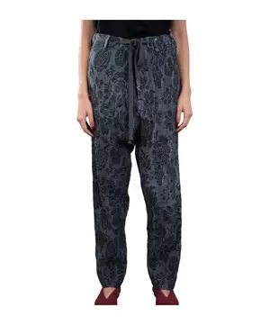 UMA WANG Drawstring Sweatpants - Blue