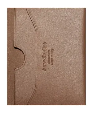 Acne Studios Logo Printed Folded Cardholder