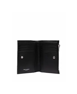Saint Laurent Monogram Plaque Wallet