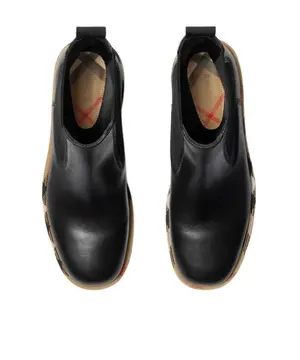 Burberry Leather Chelsea Boots