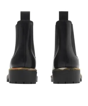 Burberry Leather Chelsea Boots