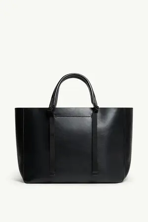 Moncler Carlo Leather Tote Bag