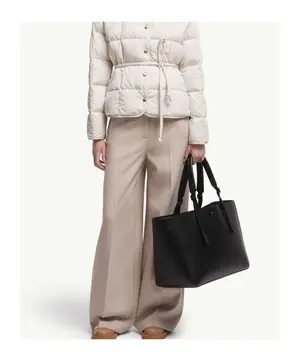 Moncler Carlo Leather Tote Bag
