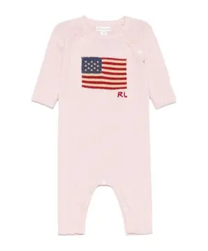 Ralph Lauren Flag-motif Romper