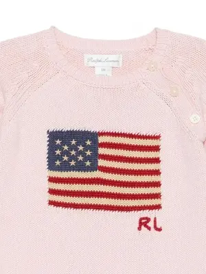 Ralph Lauren Flag-motif Romper