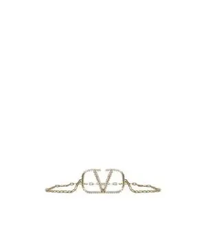 Valentino Garavani Vlogo Signature Embellished Belt