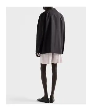 Prada Single-breasted Technical Cotton Jacket