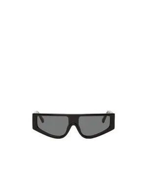 Magda Butrym Black Logo D-frame Sunglasses - Gray