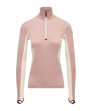 Moncler Polartec Half-zip Turtleneck - Pink