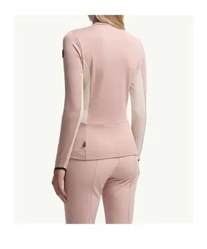 Moncler Polartec Half-zip Turtleneck With Tricolor Details