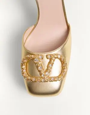Valentino Garavani Vlogo Signature Embellished Platform Pumps