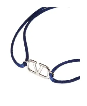 Valentino Garavani Vlogo Signature Cotton Bracelet