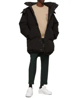 AMI Paris De Coeur Padded Down Jacket