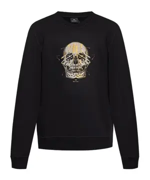 Paul Smith Graphic Printed Crewneck Sweatshirt - Black