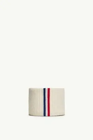 Moncler Ribbed Wool Headband With Logo Detail