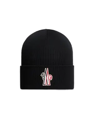 Moncler Logo Wool Beanie