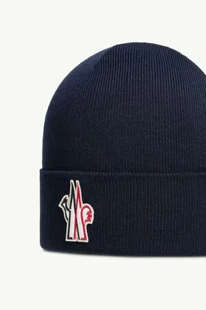 Moncler Logo Wool Beanie