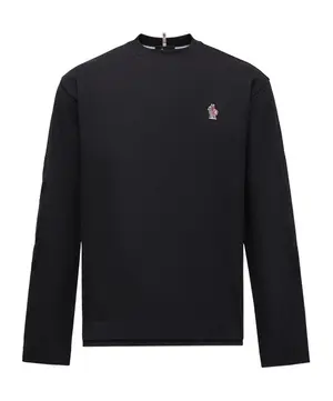 Moncler Logo Cotton Long Sleeve T-shirt