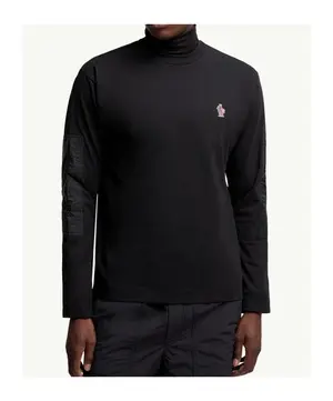 Moncler Logo Cotton Long Sleeve T-shirt