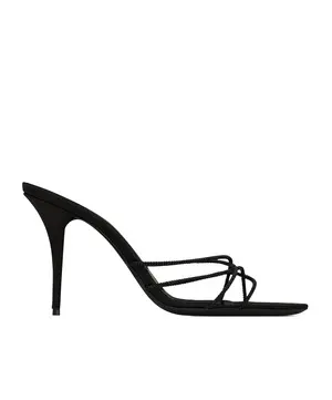 Saint Laurent Cleo High-heeled Sandals - Black