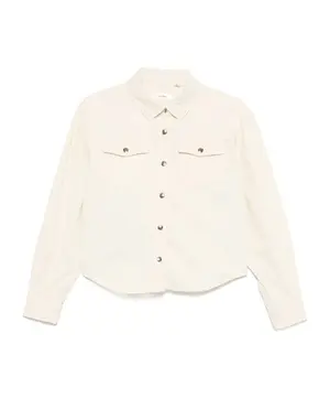 FRAME Long Sleeve Shirt With Lapels And Pockets