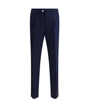 Brunello Cucinelli Cotton Chino Trousers - Black