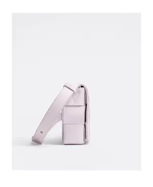 Bottega Veneta Cassette Woven Leather Shoulder Bag - Pink