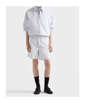 Prada Chambray Bermudas