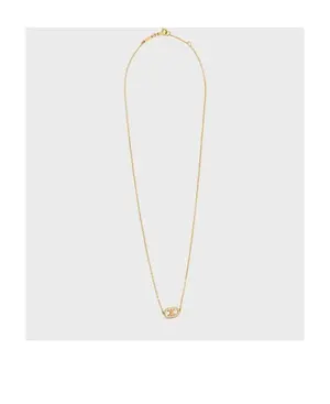 Celine Maillon Triomphe Diamond Necklace In Gold