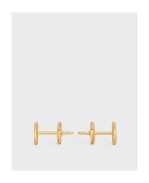 Celine Maillon Triomphe Studs In Gold