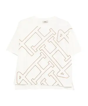 Herno Graphic Print Round Neck T-shirt - White