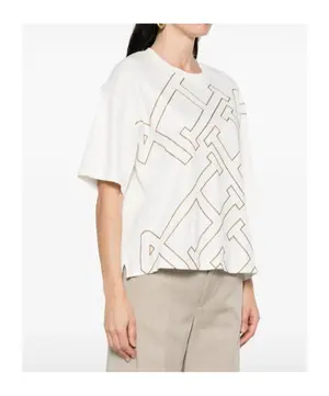 Herno Graphic Print Round Neck T-shirt - White