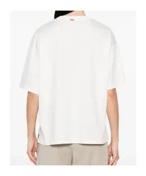 Herno Graphic Print Round Neck T-shirt - White