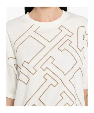 Herno Graphic Print Round Neck T-shirt - White