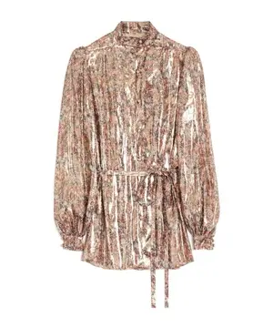 Valentino Garavani Flowerism Millefiori Lurex Top