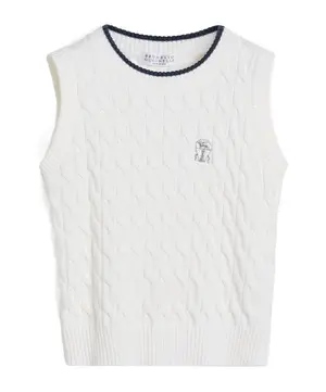 Brunello Cucinelli Chunky Knit Vest