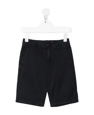 Stone Island Chino Shorts With Logo Patch