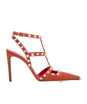 Valentino Garavani Valentino Rockstud Suede Pumps 100mm No