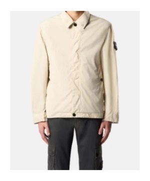 Stone Island Poly-tc Jacket With Logo Patch