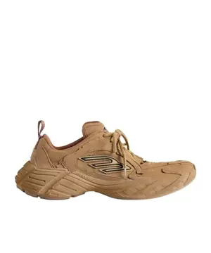 Balenciaga Balenciaga Monday Lace-Up Sneakers Brown