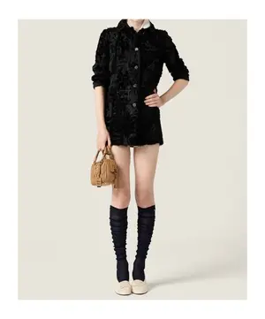 Miu Miu Chekiang Lambskin Coat