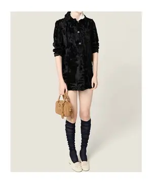 Miu Miu Chekiang Lambskin Coat