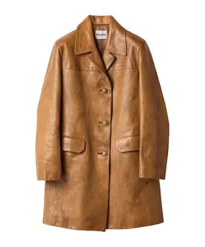 MIU MIU Leather Coat
