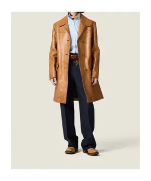 Miu Miu Leather Coat